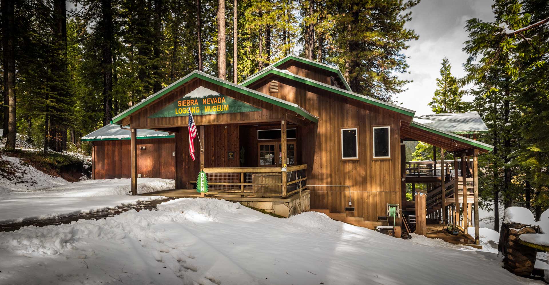 Sierra Nevada Logging Museum - history of early settlers' first industry